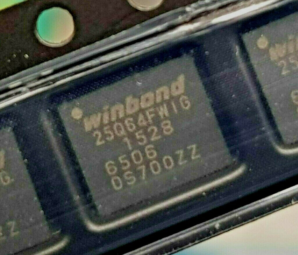 Winbond 25Q64FWIG New formated, empty chip, WSON-8 (6x5mm) Serial Flash ...