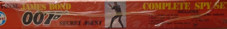 James Bond 007 Complete Spy Set Coibel U.K. Exploding Pen Holster Roger ...