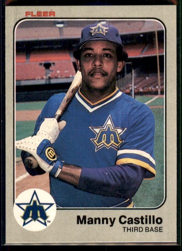 1983 Fleer Manny Castillo #474 Seattle Mariners | eBay