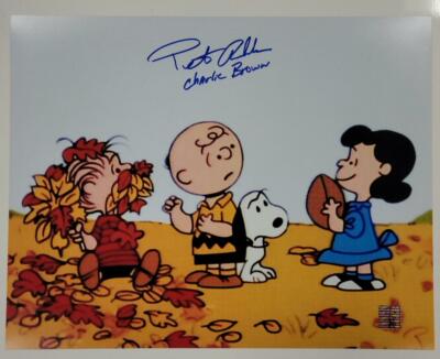 Peter Robbins signed 11x14 Photo Pumpkin Football Charlie Brown ...
