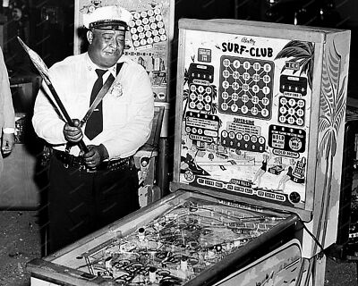 Bally Surf Club Bingo Pinball Machine 1954 Professional Photo Lab ...
