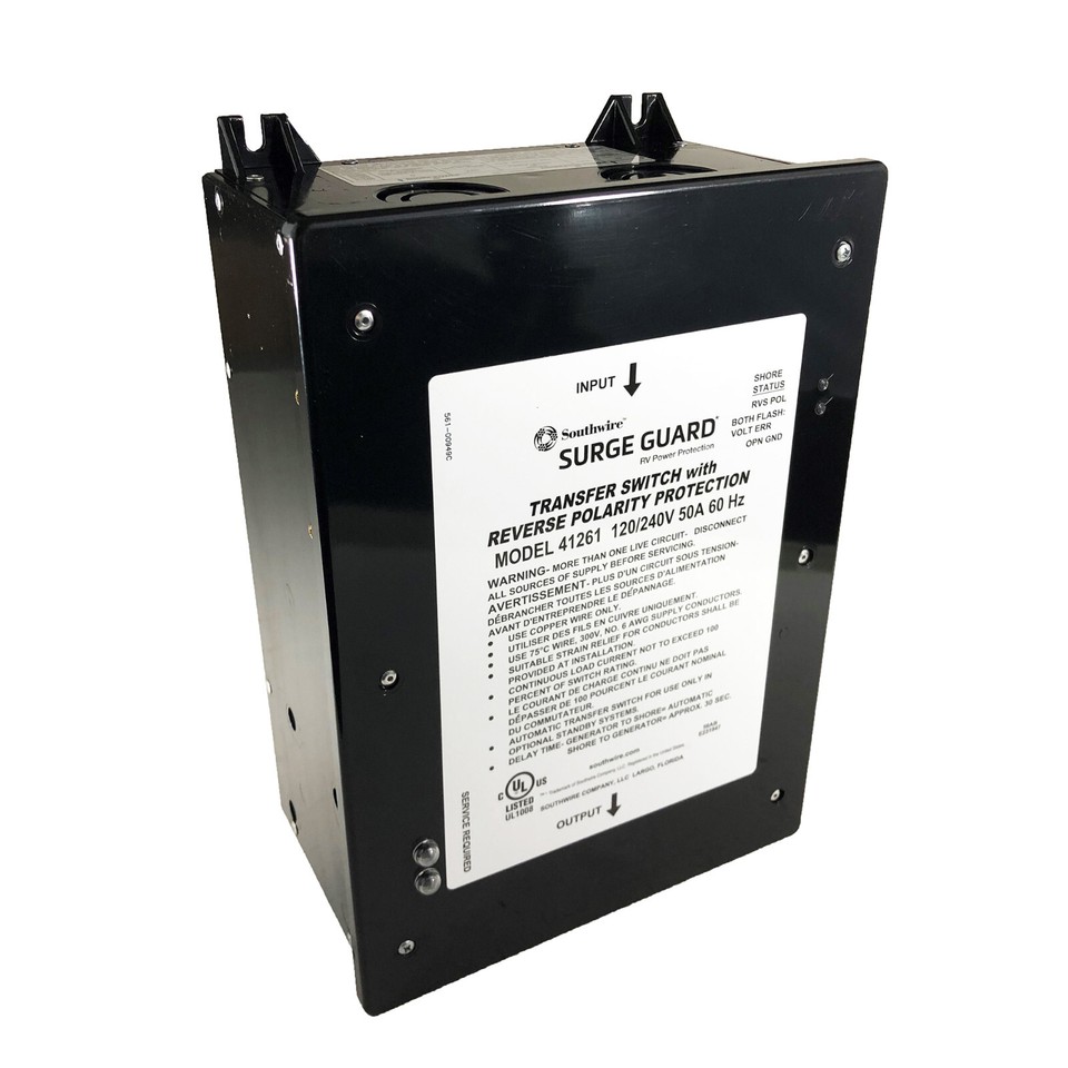 Southwire 41261-011 Entry Level 50A Surge Guard Reverse Polarity ...