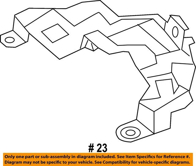 Genuine Mercedes-Benz Pipe Shield Bracket 1668852814 OEM for sale ...