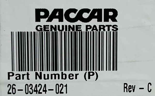 HE1312 (26-03424-021) GENUINE PACCAR AIR BRAKE HOSE - OEM for sale ...