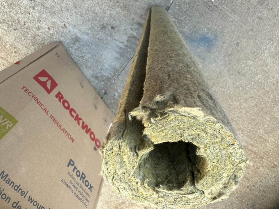 ProRox Rockwool Mineral Wool Pipe Insulation 2" ID X39" box of 22 Free ...