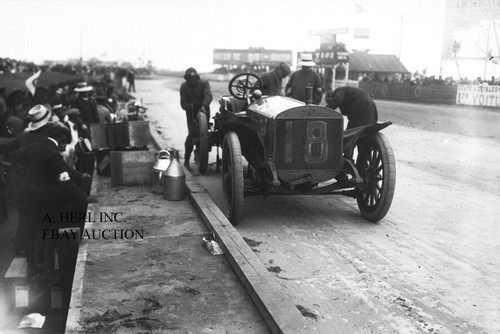 Austin factory racer Moore Brabazon 1908 French Grand Prix Dieppe photo ...