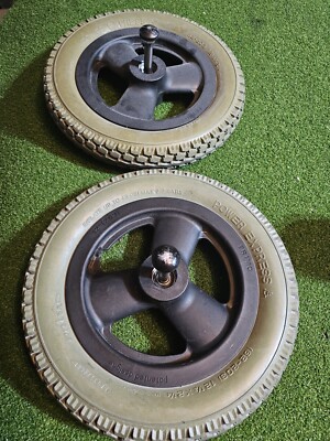 QUICKIE PRIMO POWER EXPRESS WHEELCHAIR 12-1/2x2-1/4 WHEELS TIRES VGC | eBay