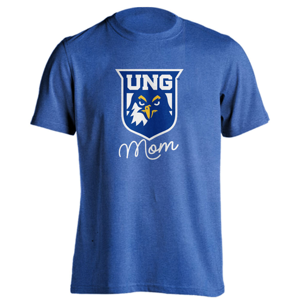 University of North Georgia UNG Nighthawks Mom Logo Mother Short Sleeve ...