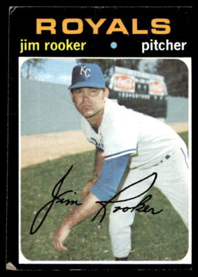 1971 Topps #730 Jim Rooker Kansas City Royals VG-VGEX Crease | eBay