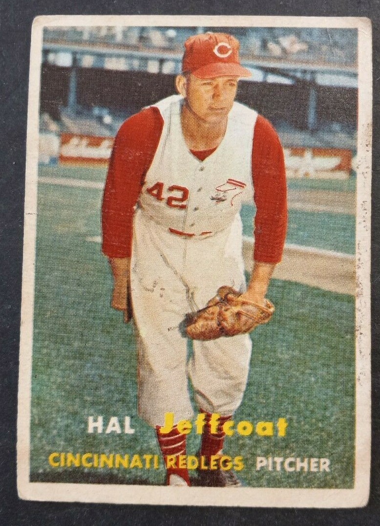 1957 TOPPS BASEBALL CARD HAL JEFFCOAT #93 FREE S&H | eBay