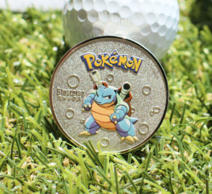 POKEMON GOLF Ball Marker QUALITY COIN Metallic Alloy Non-Magntc **NO US ...