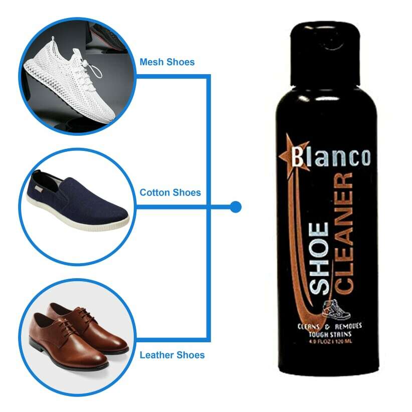 Blanco Markets Shoe Cleaner Kit With Brush Cleaning Solution For Shoes ...