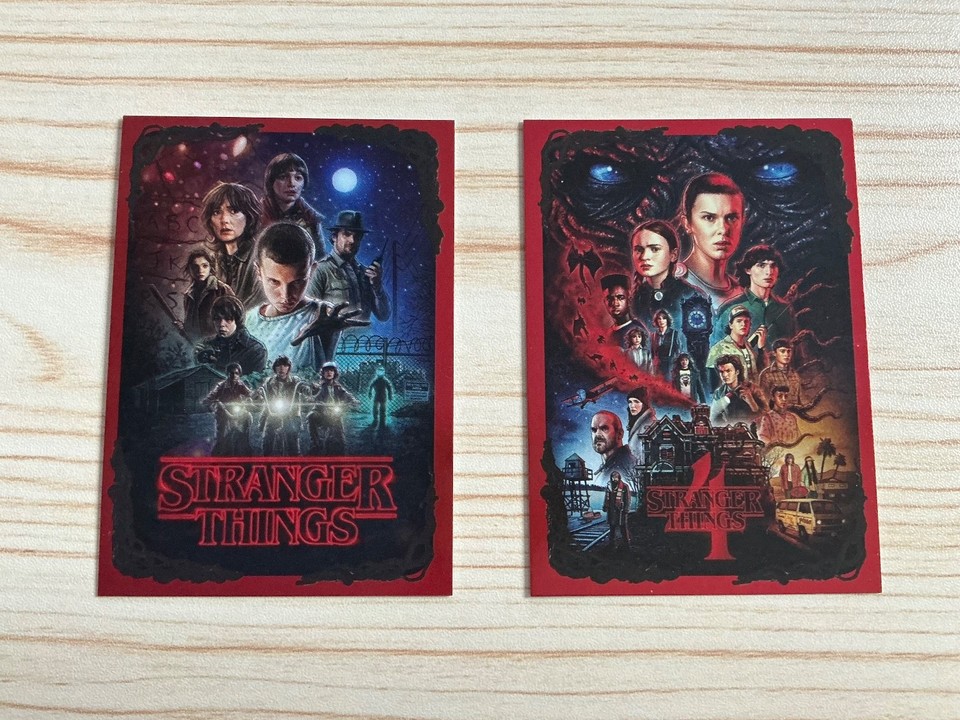 2 x Stranger Things Limited Edition Cards, Numbers 1 & 4 | eBay UK