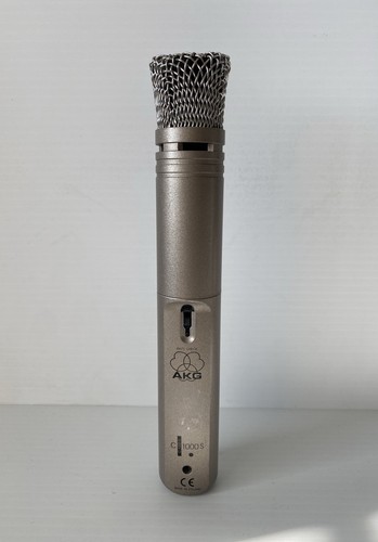 AKG C1000 S Small Diaphragm Condenser Microphone TESTED C1000s C 1000 ...