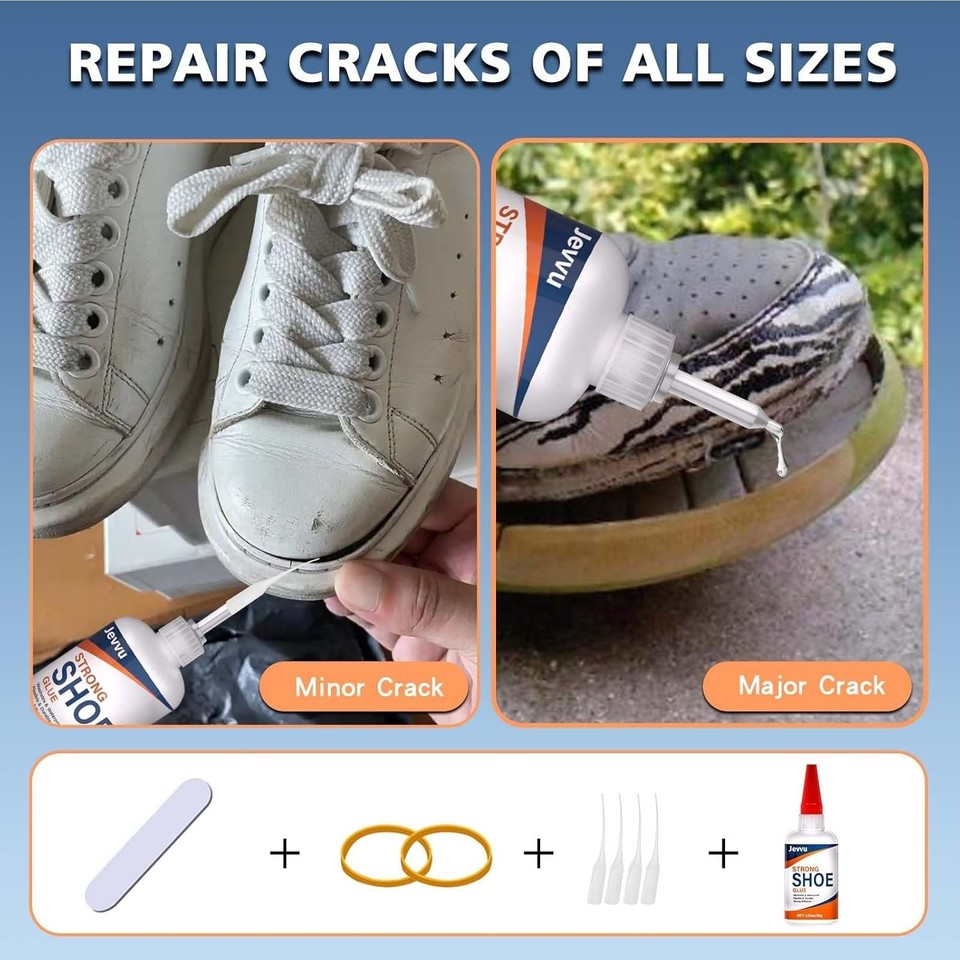 Shoe Glue, Heavy Duty Shoe Goo, Super Shoe Sole Repair Adhesive Kit for ...