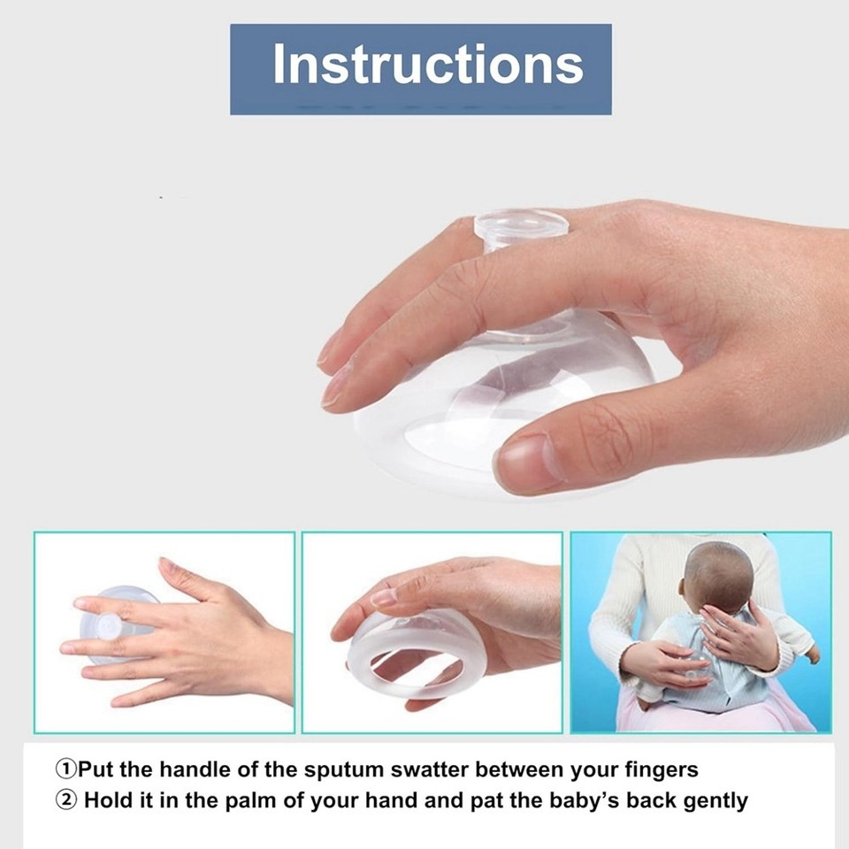 Sputum Cup Silikon Brust Percussion Cup Sputum Remover Burping Digest ...