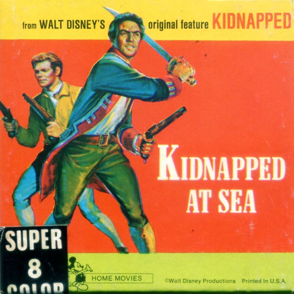 Kidnapped At Sea 200ft Walt Disney Super 8 Colour Cine Film | eBay