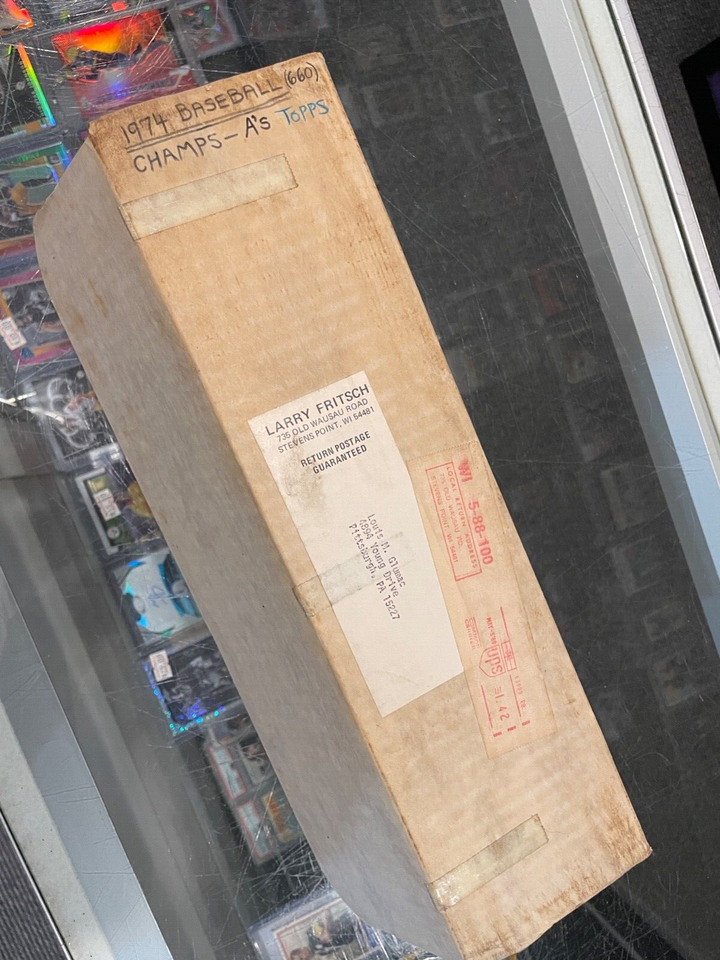 1974 TOPPS BASEBALL CARD COMPLETE LARRY FRITSCH SET CLEMENTE RYAN AARON ...