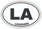 Louisiana Oval Vinyl Decal Sticker State Car Diesel Truck Home LA USA ...