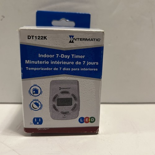 Intermatic DT122K 15-Amp Two-Outlet Heavy Duty Digital Indoor Timer ...