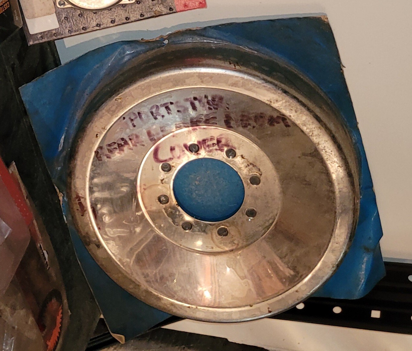 Harley-Davidson Sportster Ironhead K Model Rear Brake Drum Cover ...