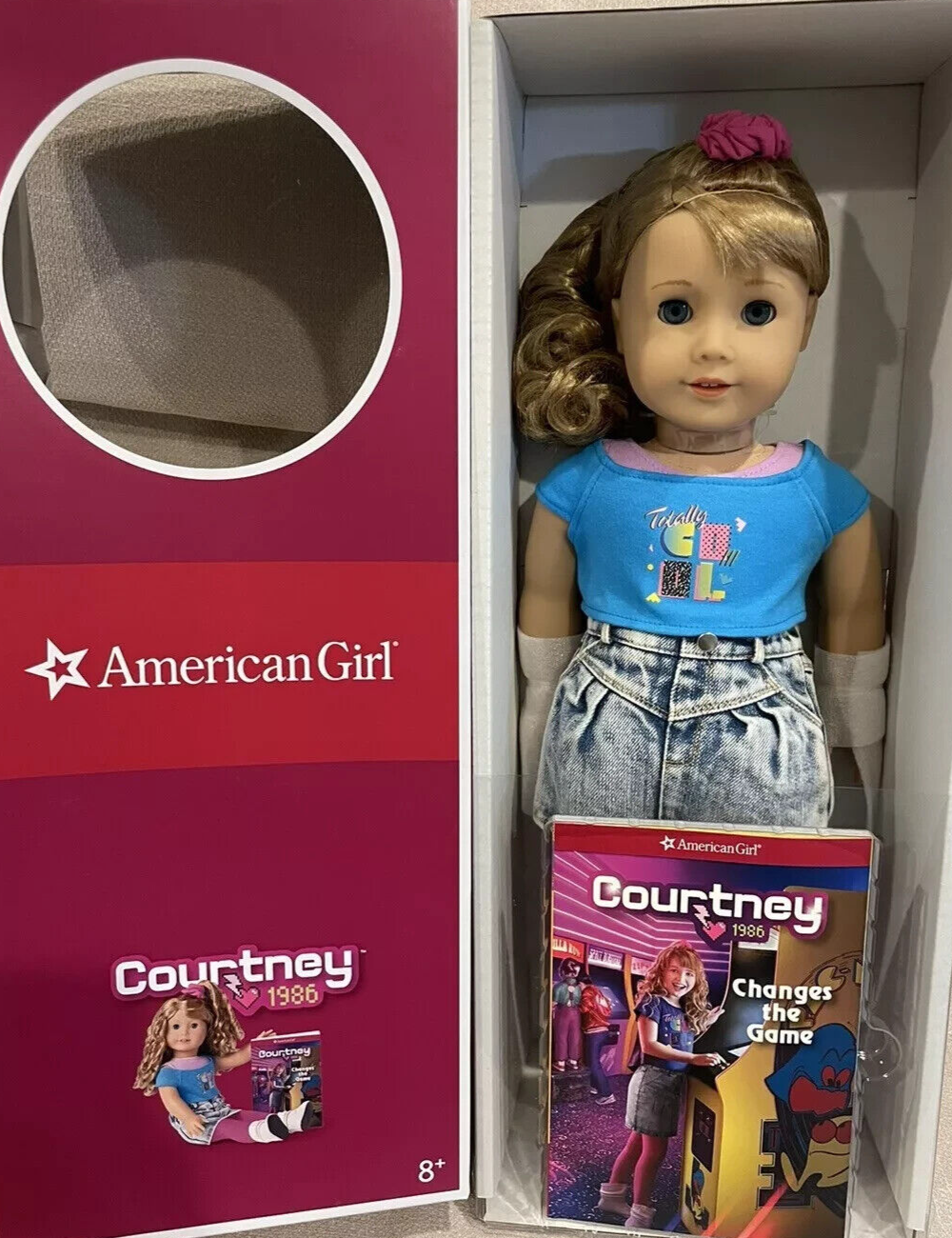 New American Girl Courtney Moore Doll + Book 18 inches NIB 1980's Fast ...