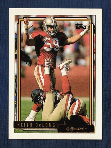 1992 Topps Gold Keith DeLong #282 San Francisco 49ers MINT | eBay