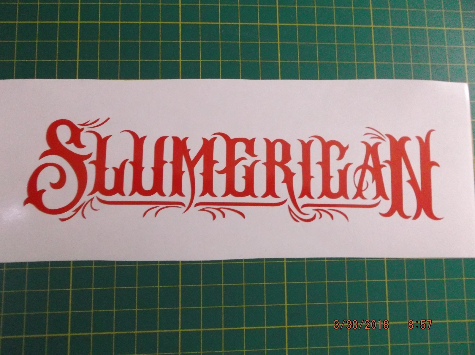 Fancy Slumerican Decal for Car, Truck, Window, Laptop or Smooth Surface ...