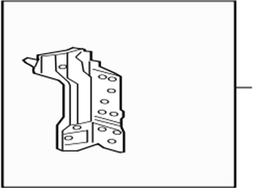 53203-47901 Toyota Support sub-assy, radiator, lh 5320347901, New ...
