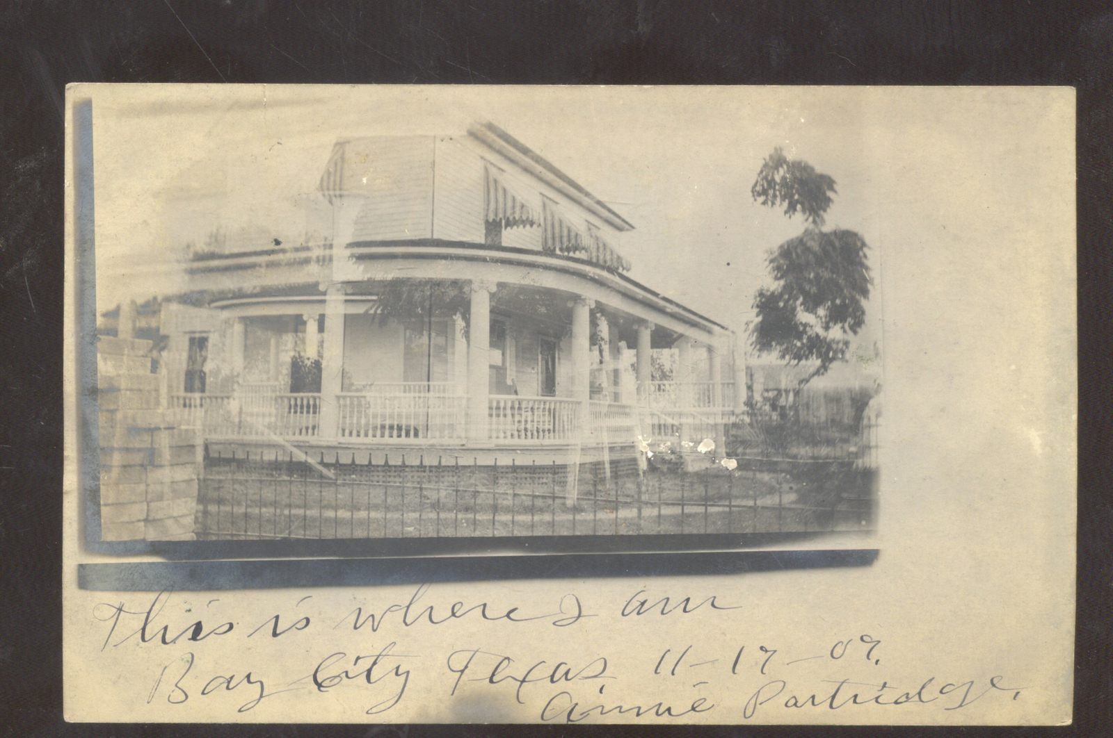 RPPC BAY CITY TEXAS PARTRIDGE RESIDENCE VINTAGE REAL PHOTO POSTCARD | eBay