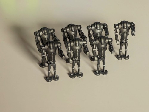 LEGO Super Battle Droid Minifigure Bundle - 5x Rocket Arm, 2x Regular ...