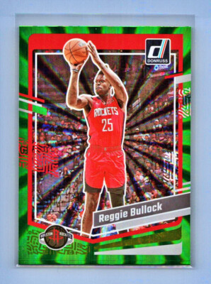 2023-24 Donruss #176 Reggie Bullock Holo Green Laser Houston Rockets | eBay