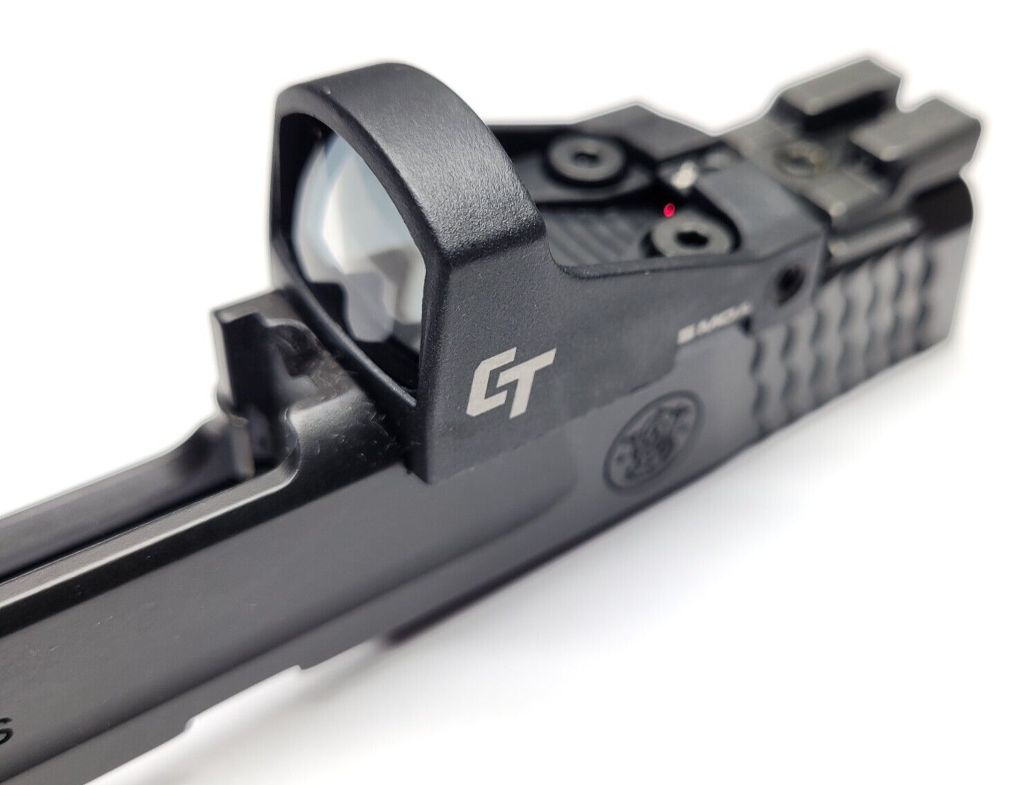 S&W M&P SHIELD PLUS 9mm Optics Ready Slide CT Red Dot NIGHT Sights ...