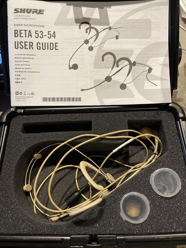 Shure Beta 54 Headset, tan, TAF4 Connector, Used | eBay