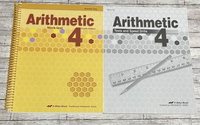 Abeka Arithmetic 4 Answer Key Spiral 4th ED Answer Key Test Speed Drill ...