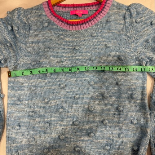 Lilly Pulitzer Verna Blue Periwinkle Sweater Popcorn Knit Size Medium ...