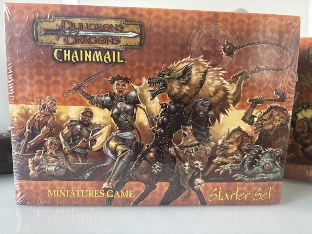 D&D CHAINMAIL miniatures game lot EVERYTHING you see here is going all ...