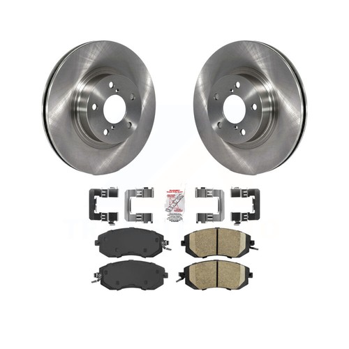 Front Disc Brake Rotors And Ceramic Pads Kit For Subaru Impreza Scion ...