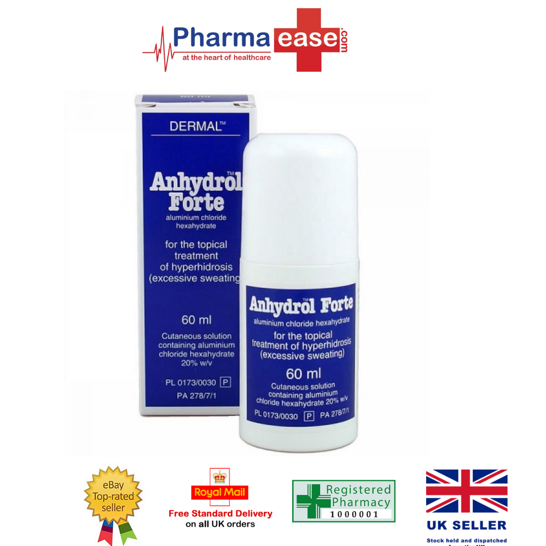 ANHYDROL Forte Roll On 60ml For excessive sweating.(Roll on just like ...