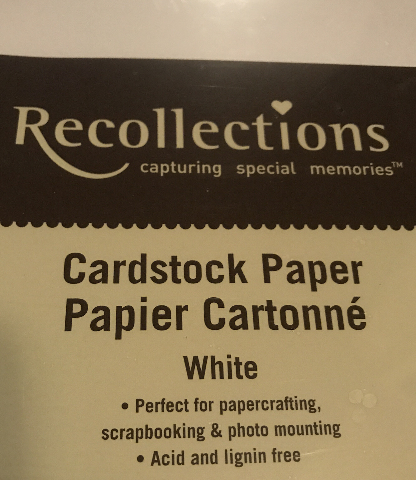 Recollections Cardstock Paper 8 1/2" X 11" 50 Sheets 65 LB Solid Color ...