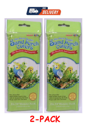 2-PACK Bird Perch Sand Perch Covers Small 6-PACK Cage Budgie AU Stock ...