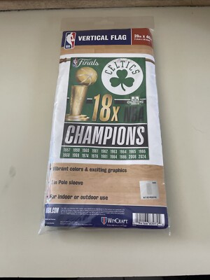 Boston Celtics Flag Banner 🔥18 X Champions 🔥NBA 🏀history Being Made | eBay
