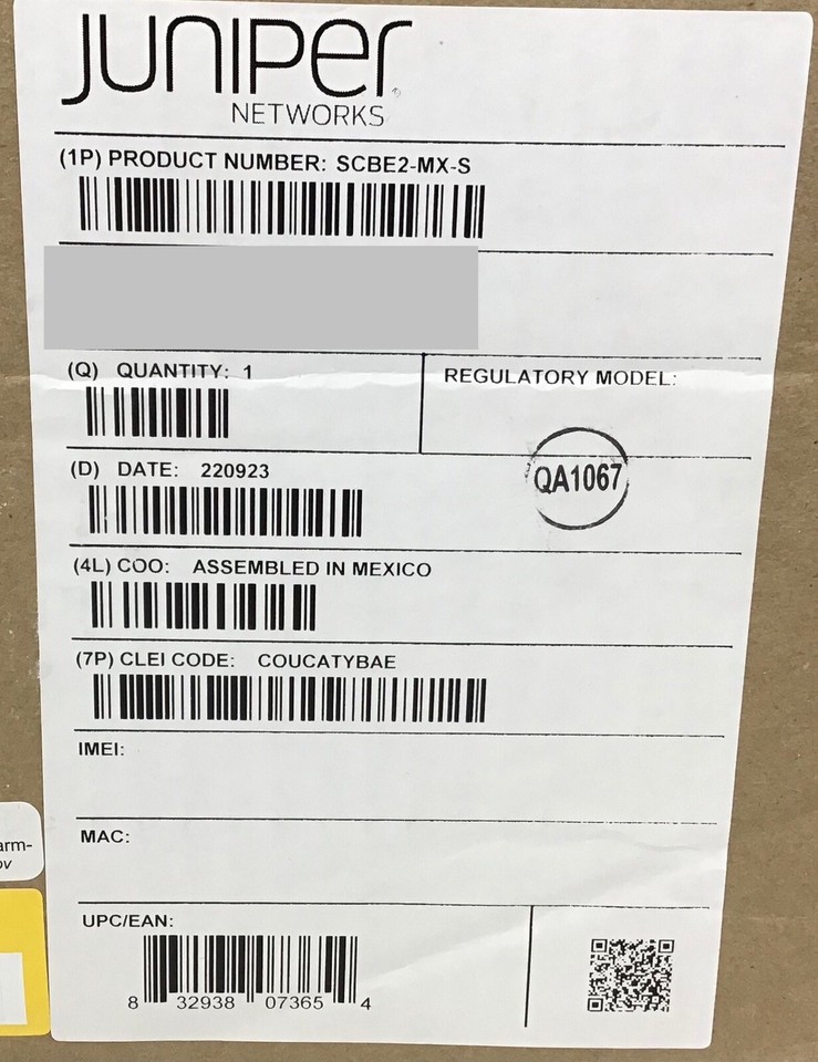 New Juniper SCBE2-MX-S Enhanced MX Switch Control Board Spare MX240 ...