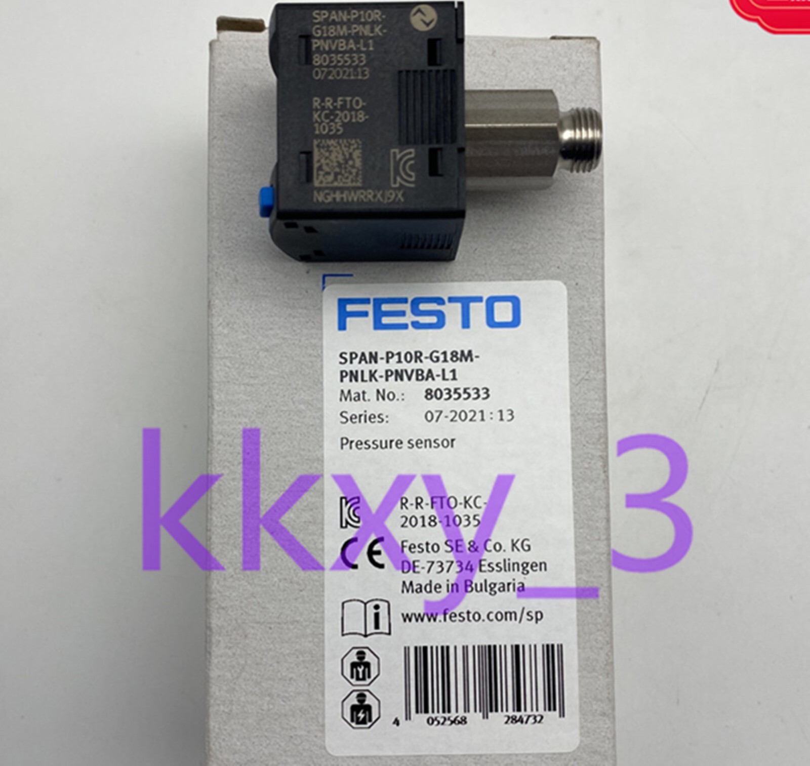 1 PCS NEW IN BOX FESTO pressure sensor SPAN-P10R-G18M-PNLK-PNVBA-L1 ...