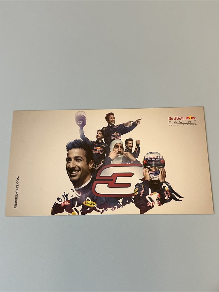 2016 Daniel Ricciardo Card F1 Team Official Driver GP Formula 1 Red ...