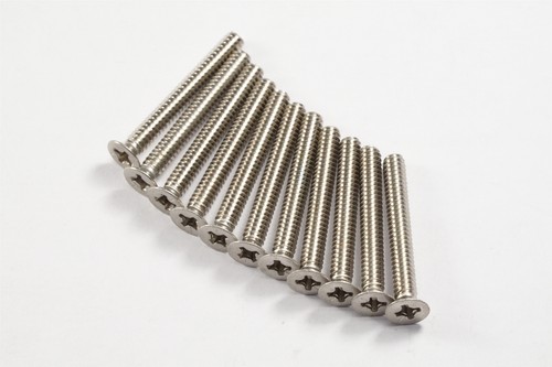 Lot of 11 MS24693-C33 MIL Flat Head Screw Phillips 6-32 x 1-1/8 ...