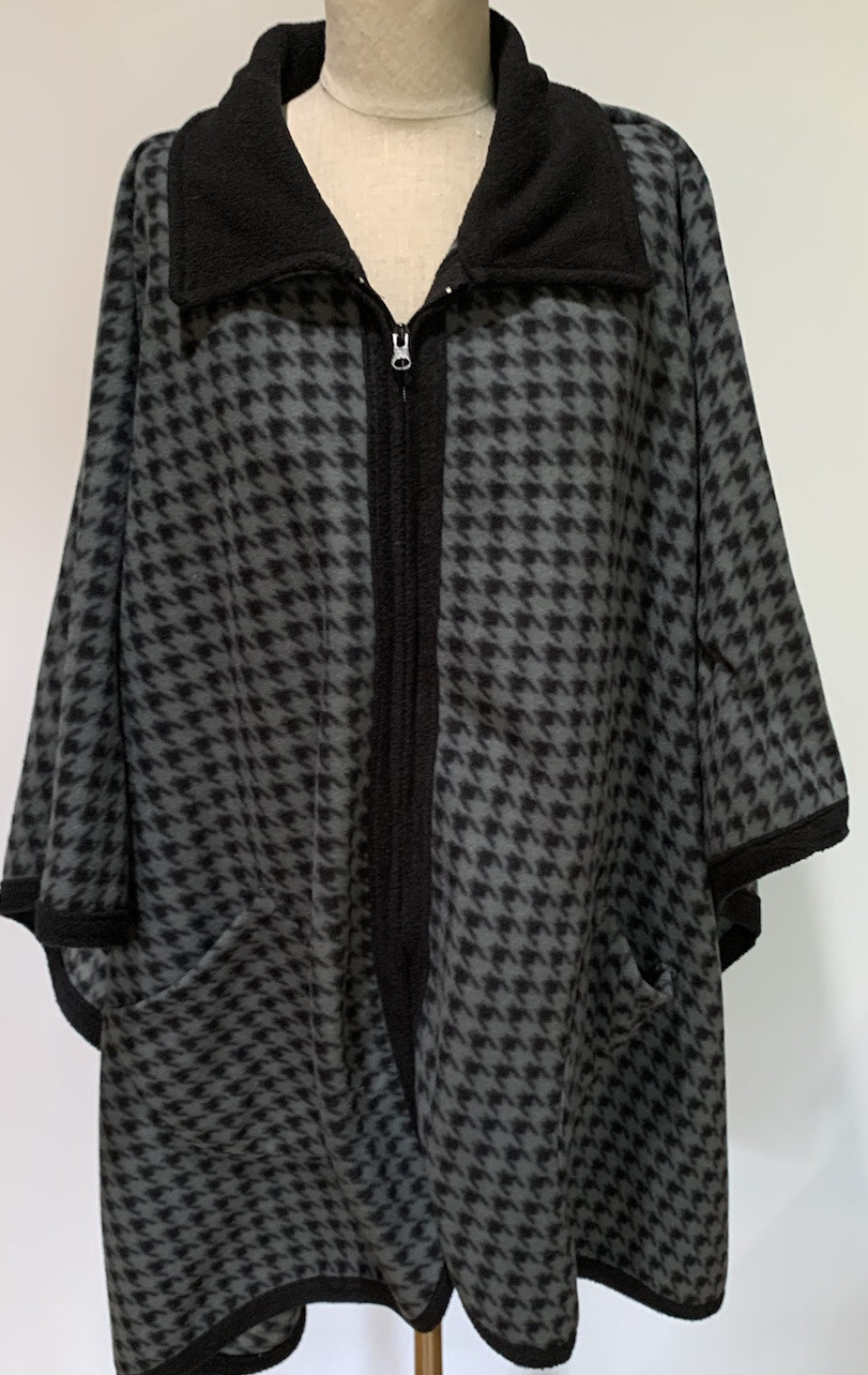 Le Moda Women’s Cape Shawl Style Jacket Sweater Gray … - Gem