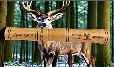 Close Calls MONSTA BUCK GRUNTER easy to run adjustable deer grunt call ...