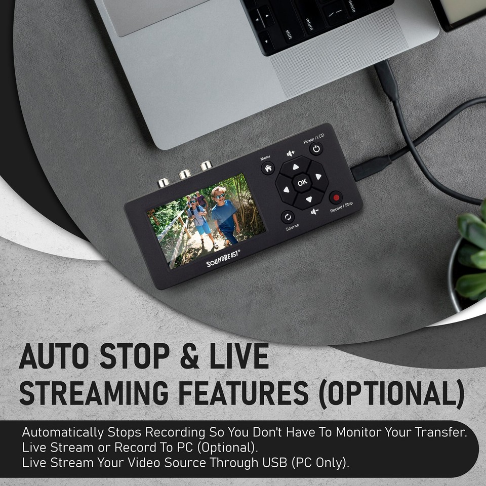 SoundBeast Video Audio Capture Box 2.0 - Record VCR, VHS, AV, RCA To ...