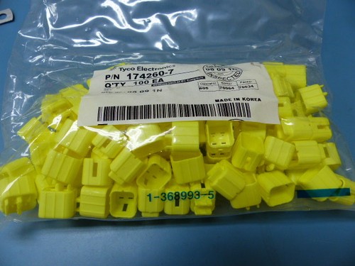 AMP 174260-7 Qty of 100 per Lot Automotive Connectors EOCNO-J MK-2 LOCK ...